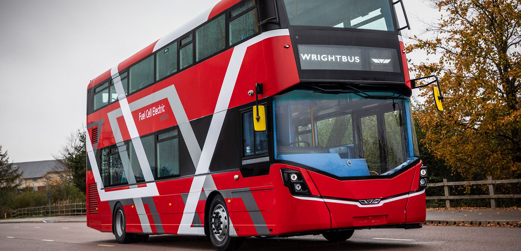 Wrightbus debuts world’s first fuel-cell double-deck bus - Electric ...