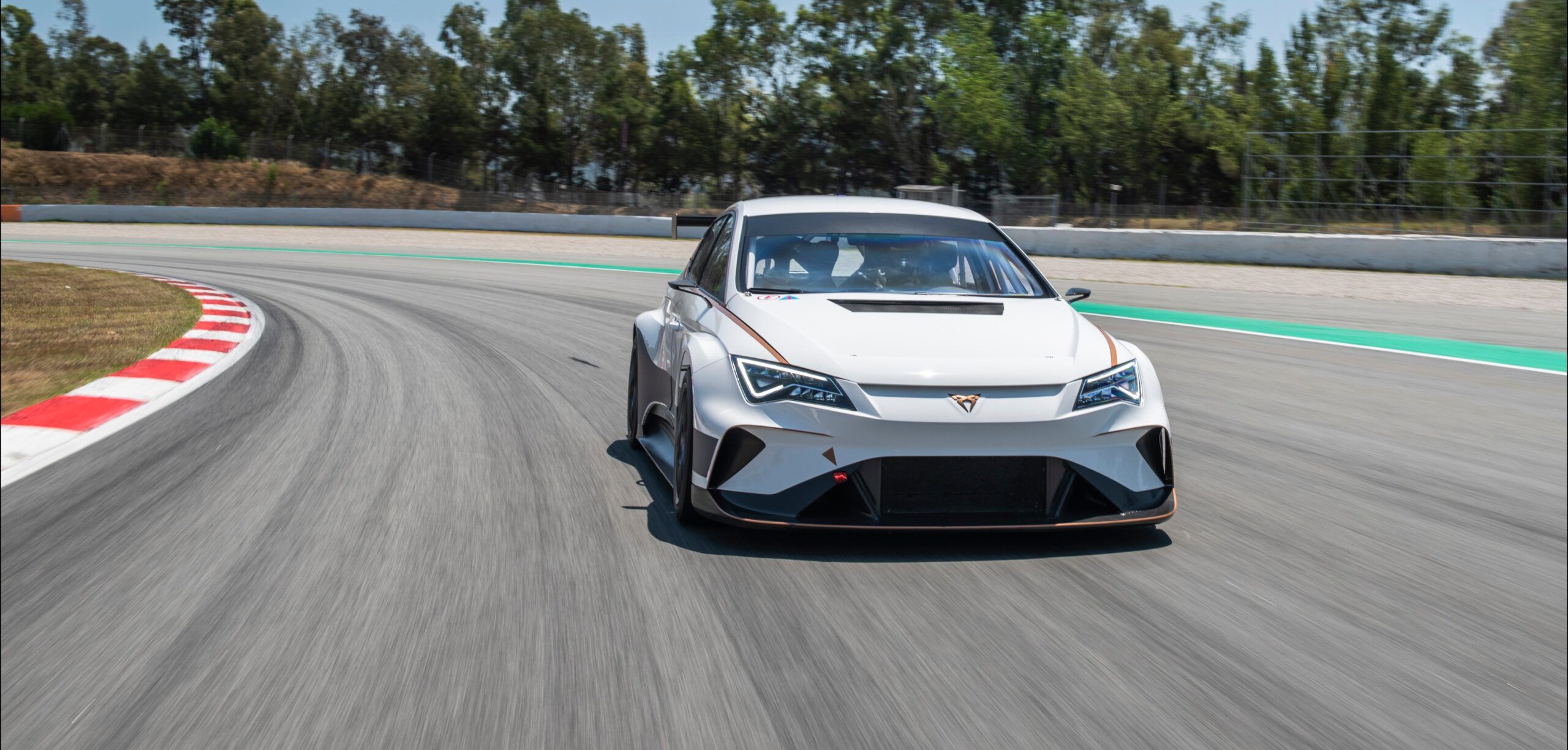 World’s first fully-electric touring car hits test track - Electric ...