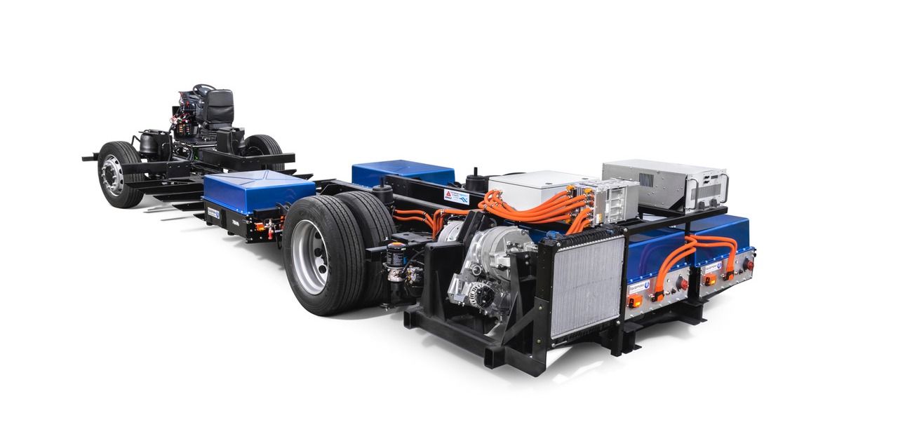 New electric chassis for double-decker buses unveiled - Electric ...