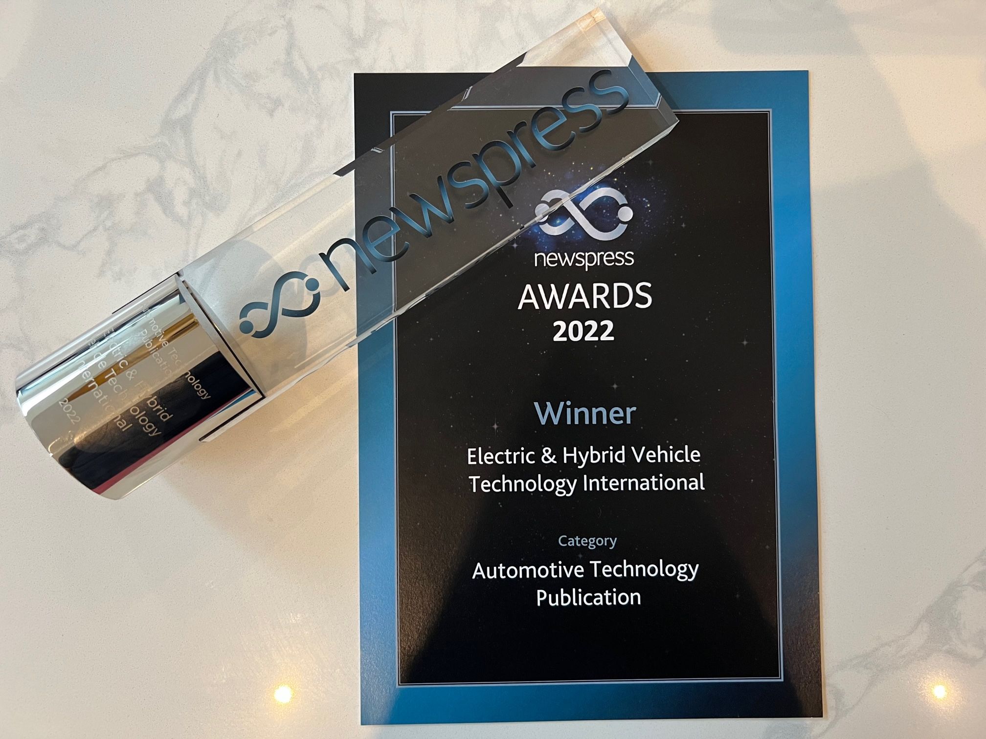 Electric and Hybrid Vehicle Technology International wins Automotive ...