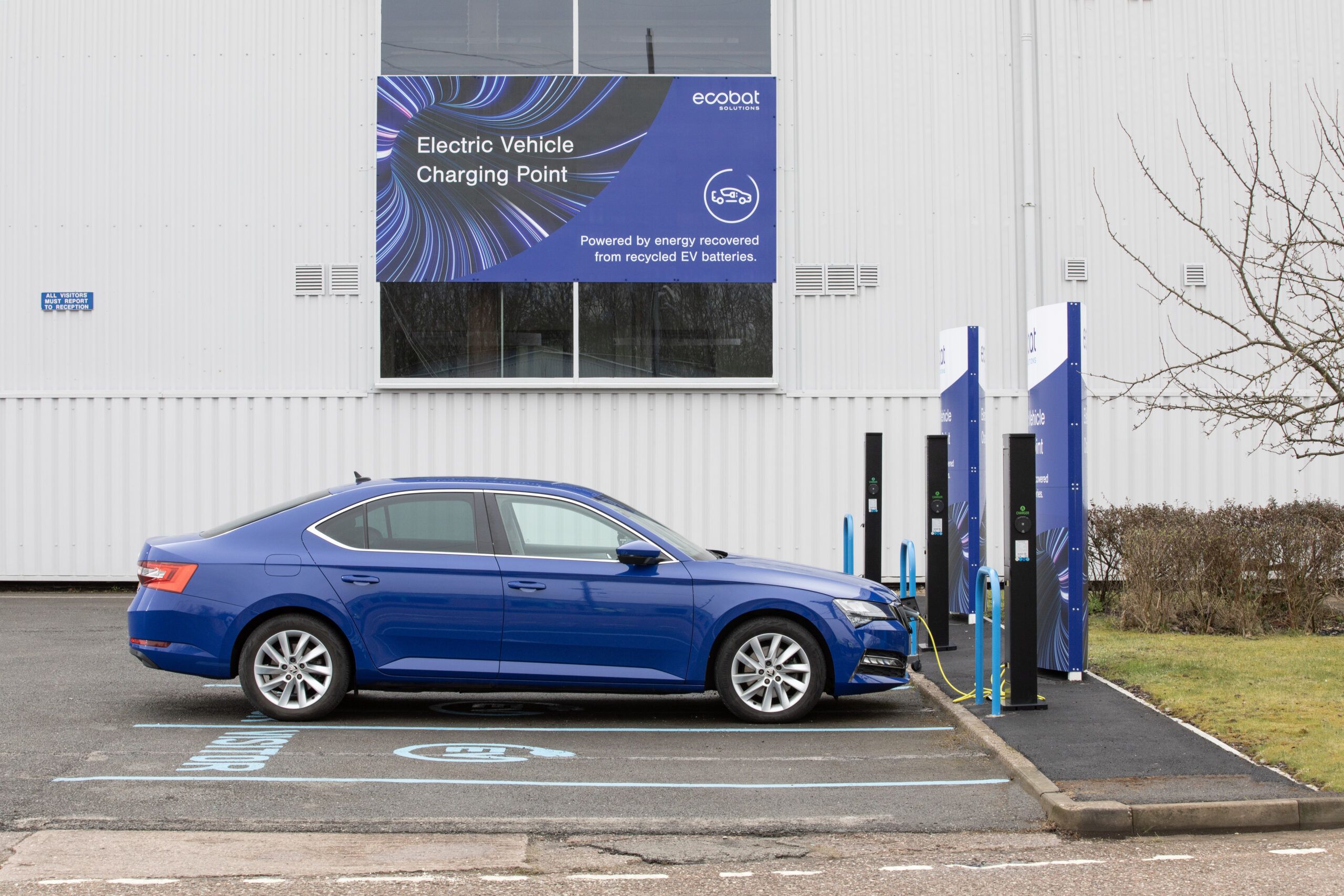 Ecobat site offers EV chargers powered by recycled battery energy ...