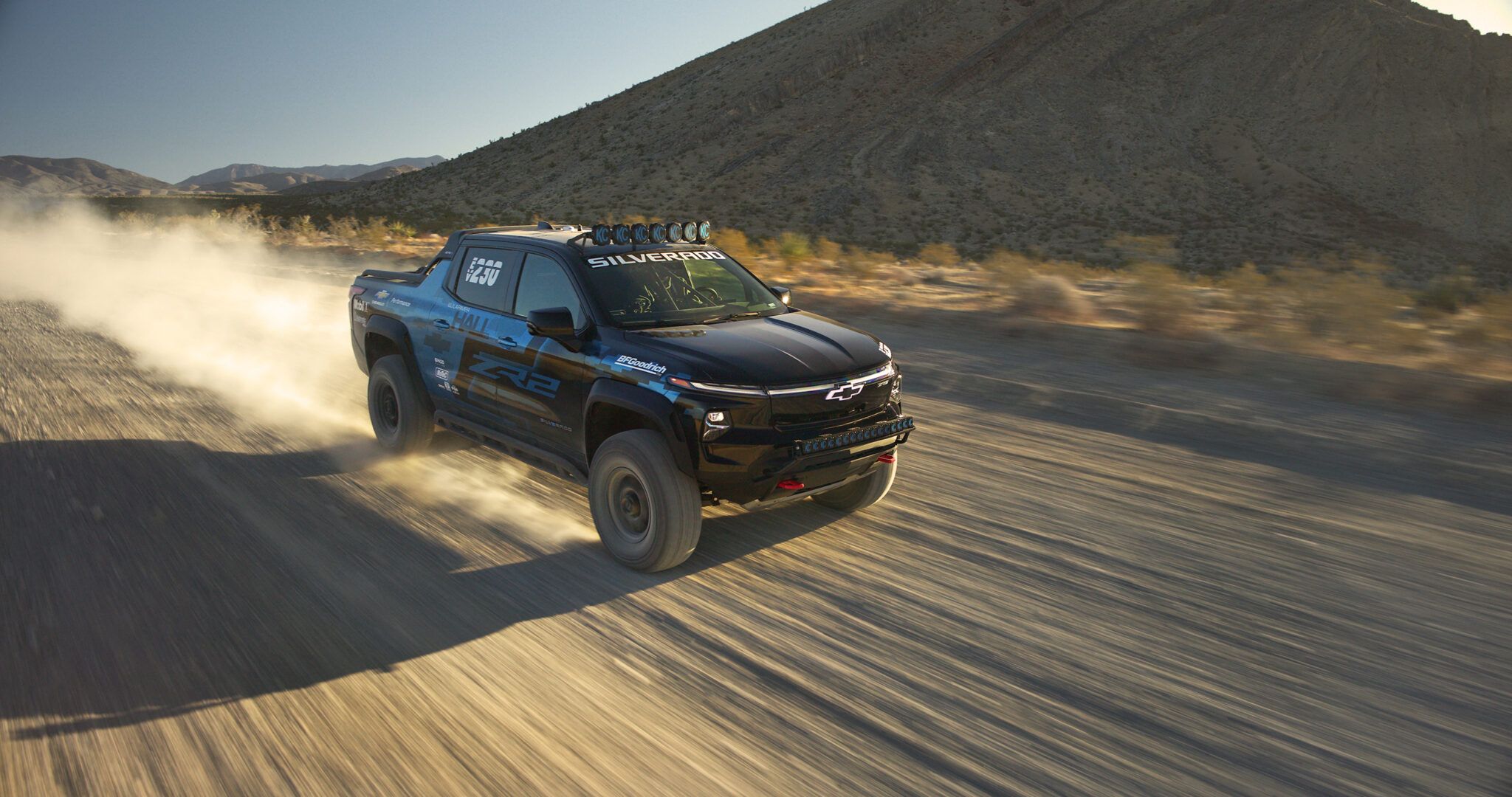 Chevrolet debuts Silverado EV ZR2 race truck at Mint 400 - Electric ...
