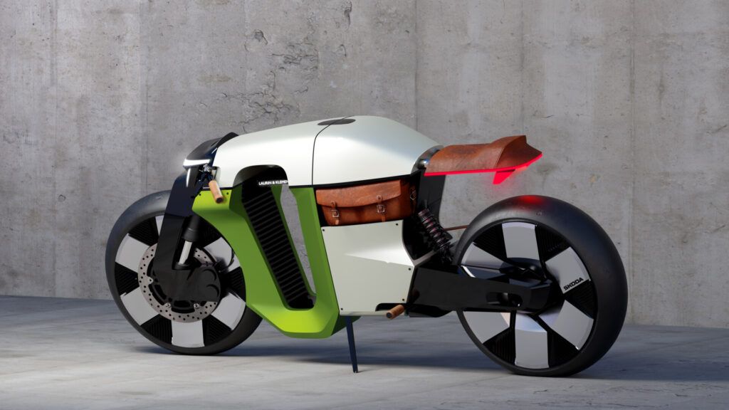 Škoda revives historic Slavia B motorcycle with electric concept design ...